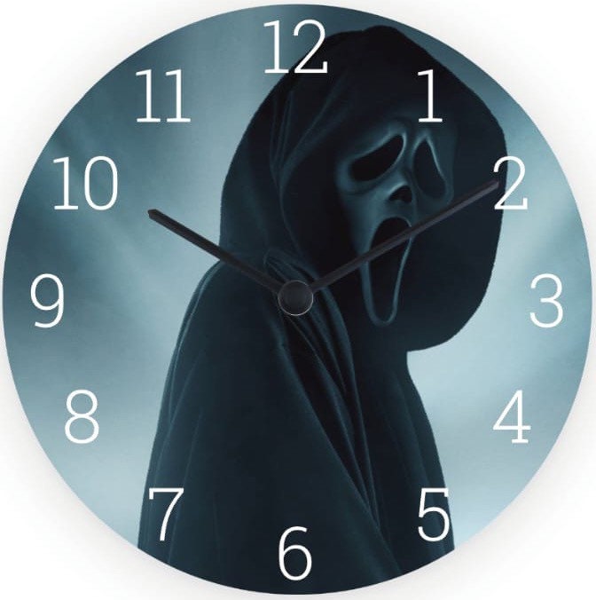 Ghostface Scream 6 Clock - Etsy