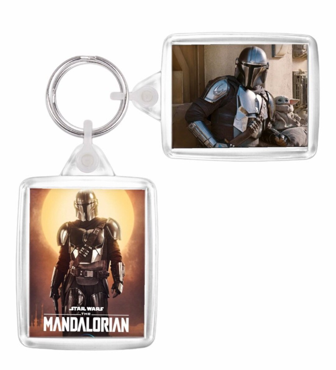 Mandalorian Pedro Pascal Keychain - Etsy