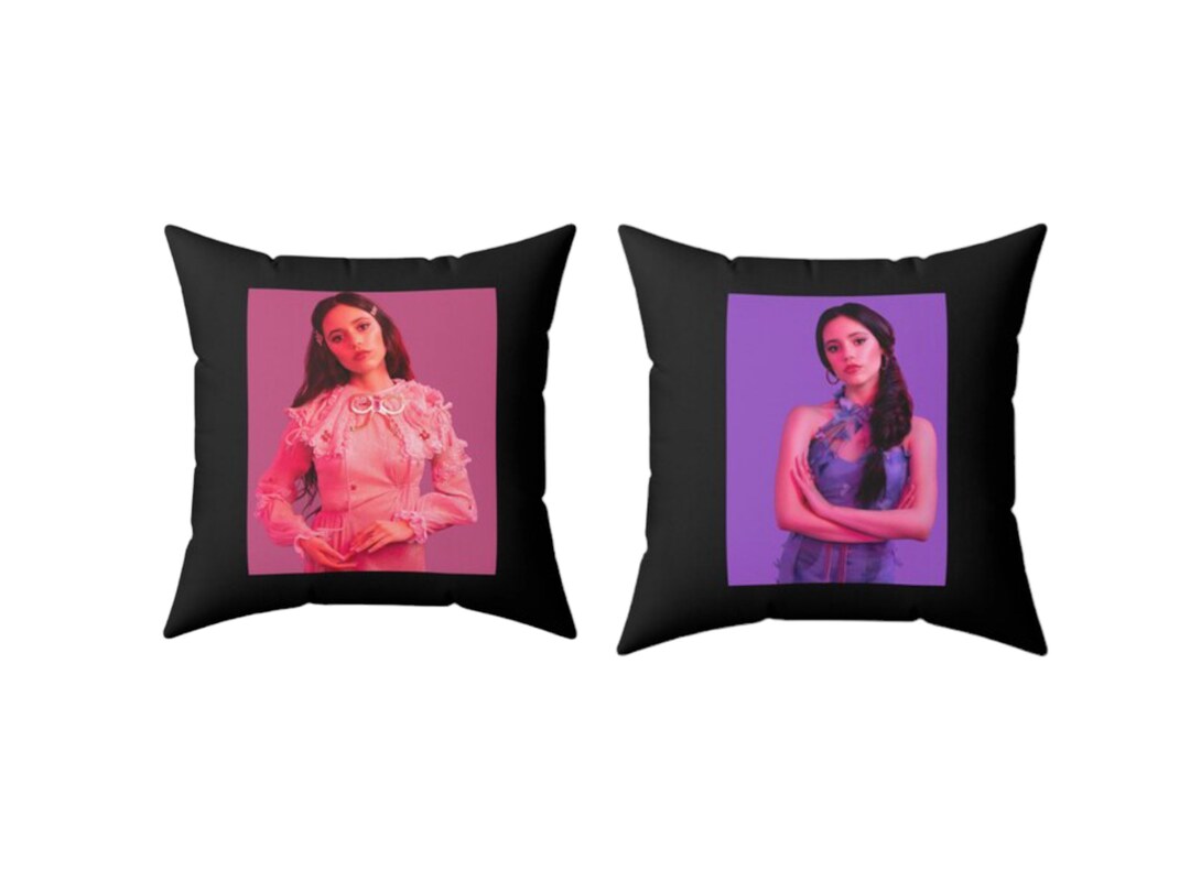 Jenna Ortega Square Pillow Etsy
