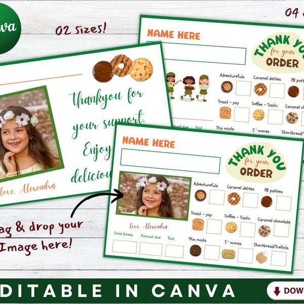2023 Girl Scout Cookie Order Form - Etsy