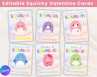 Squishy Valentine Tag - Etsy