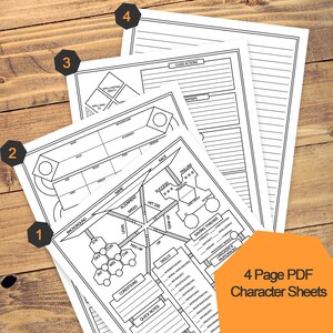 Dnd 5e Gradient Character Sheet PDF / Dungeons and Dragons 5th Edition ...