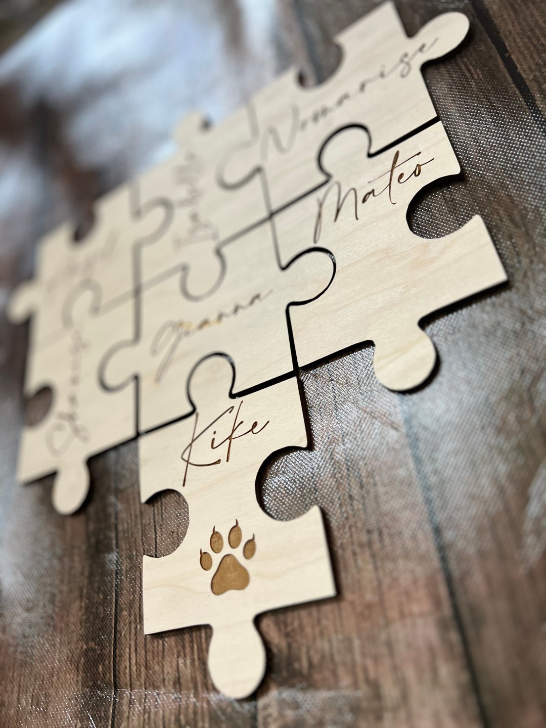 Wall Puzzles / Family Puzzle Wall Decor / Home Decor Puzzle / - Etsy