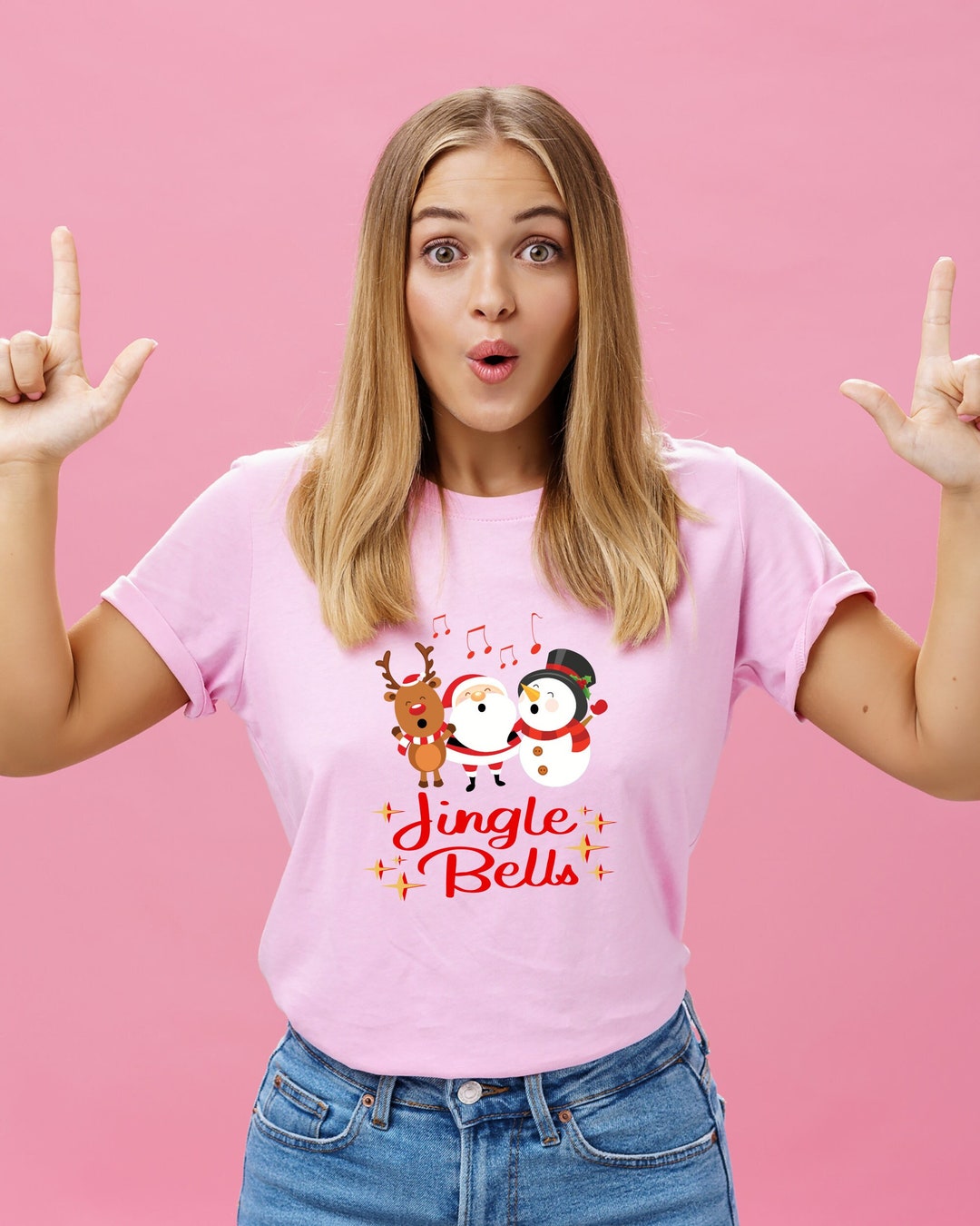 Jingle Bells Shirt Christmas Shirts for Women Cute Christmas - Etsy