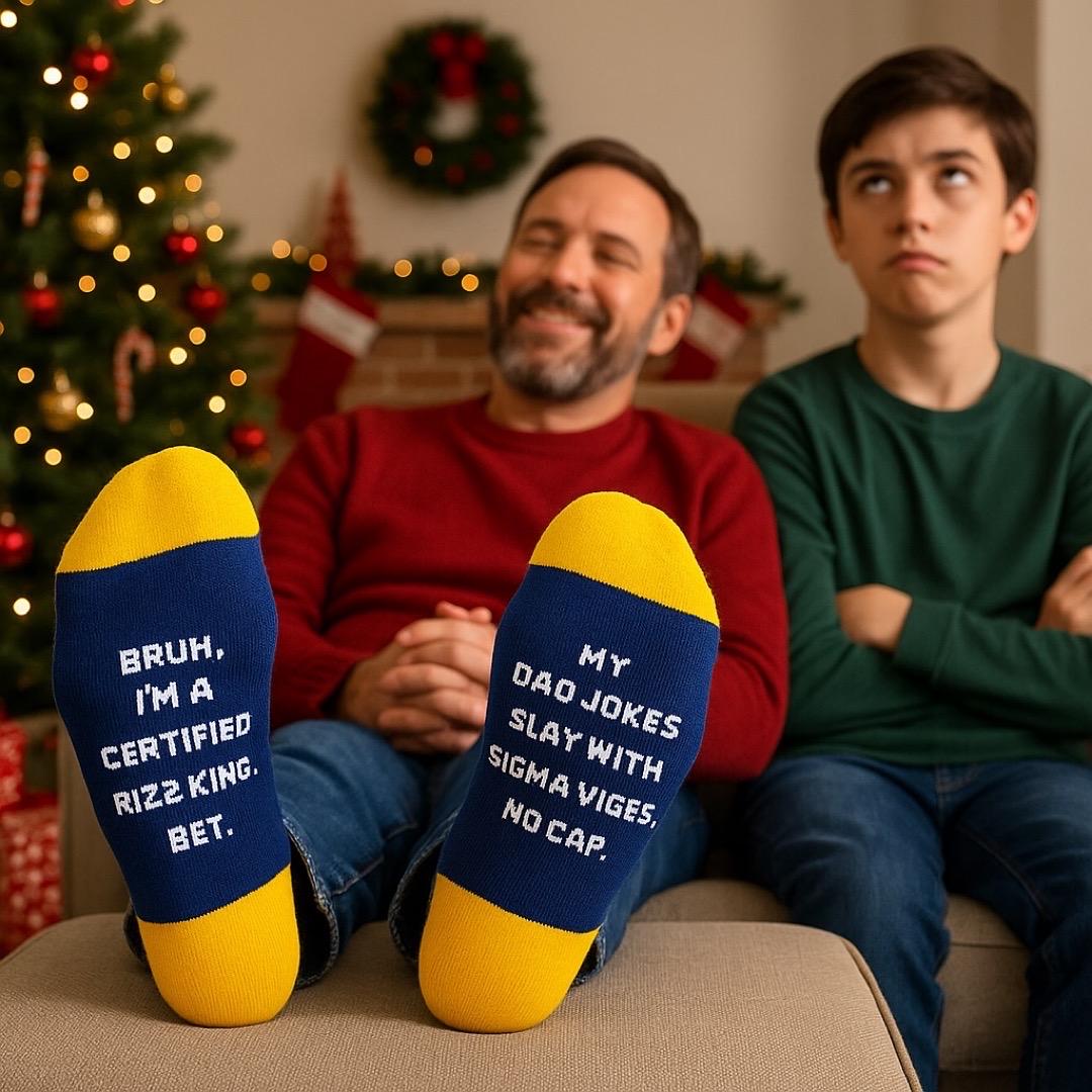 Certified Rizz King Socks, Sigma Vibes, Funny Dad Gift - Etsy