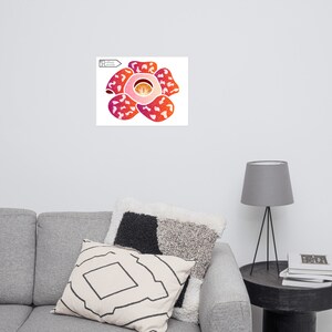 Rafflesia Arnoldii Giant Corpse Flower Vine Plant Poster - Etsy