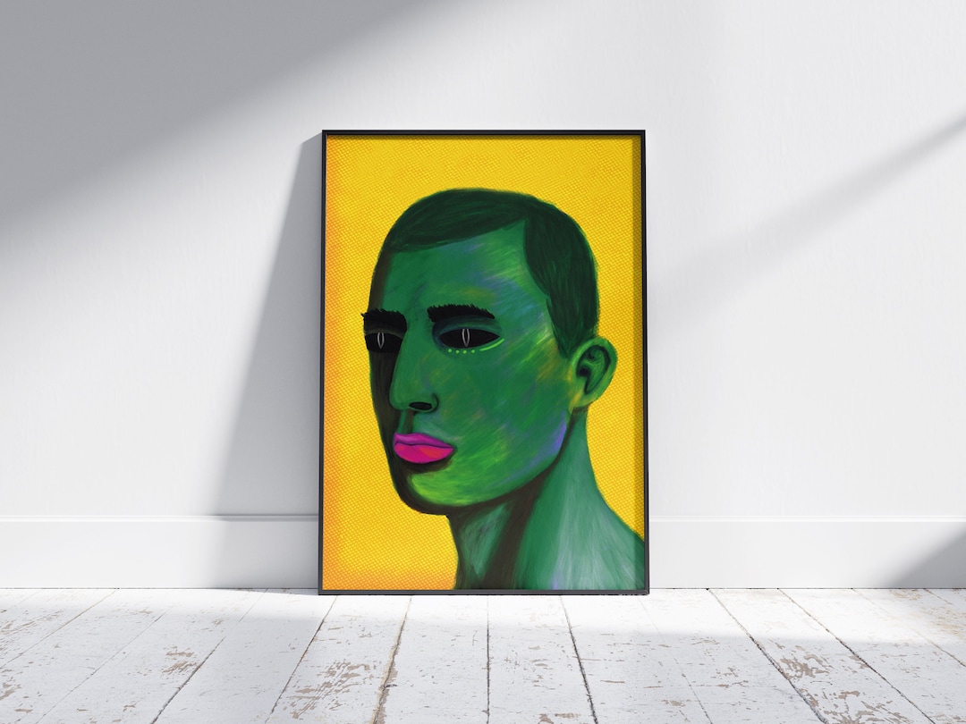 Abstract Faces Art, Modern Abstract Art, Modern Art Printable Wall ...