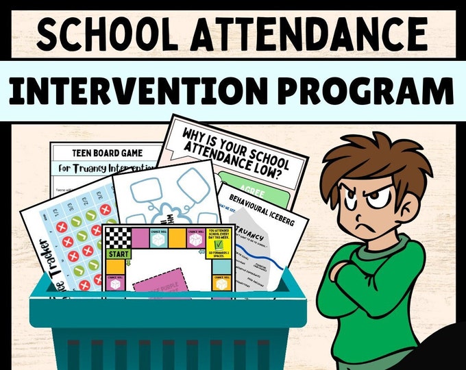 School Attendance Posters - Etsy
