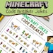 Minecraft Inspired Code Breaker Jokes Activity | Problem Solving (PDF ...