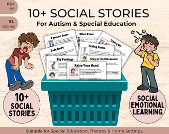Behavior Social Stories for Autism, Special Education, Early ...
