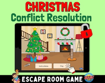 Christmas Social Skill Game: Conflict Resolution, Escape Room, Teens ...