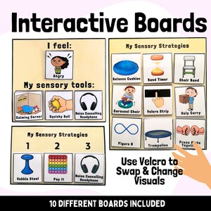 Autism Visual Folder: Emotions, Coping Strategies, Task Boards for ...