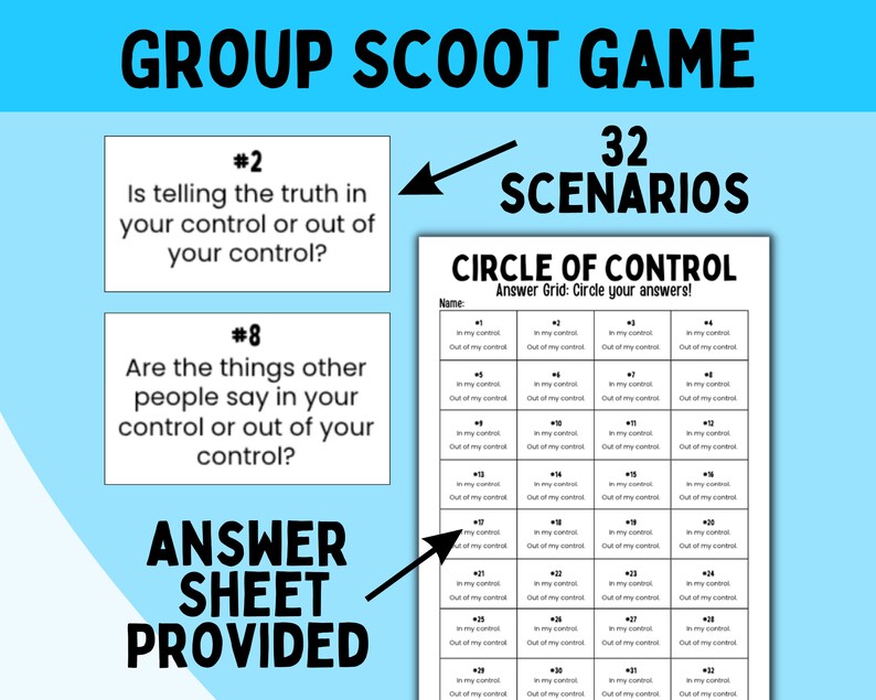 Manage Anxiety, Worry & Overthinking | Circle of Control | Individual ...