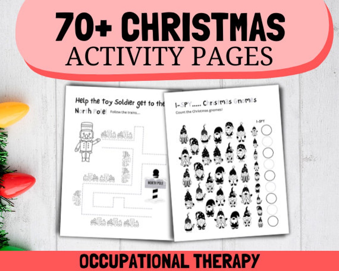 Christmas Activities for Occupational Therapy & Special Education ...