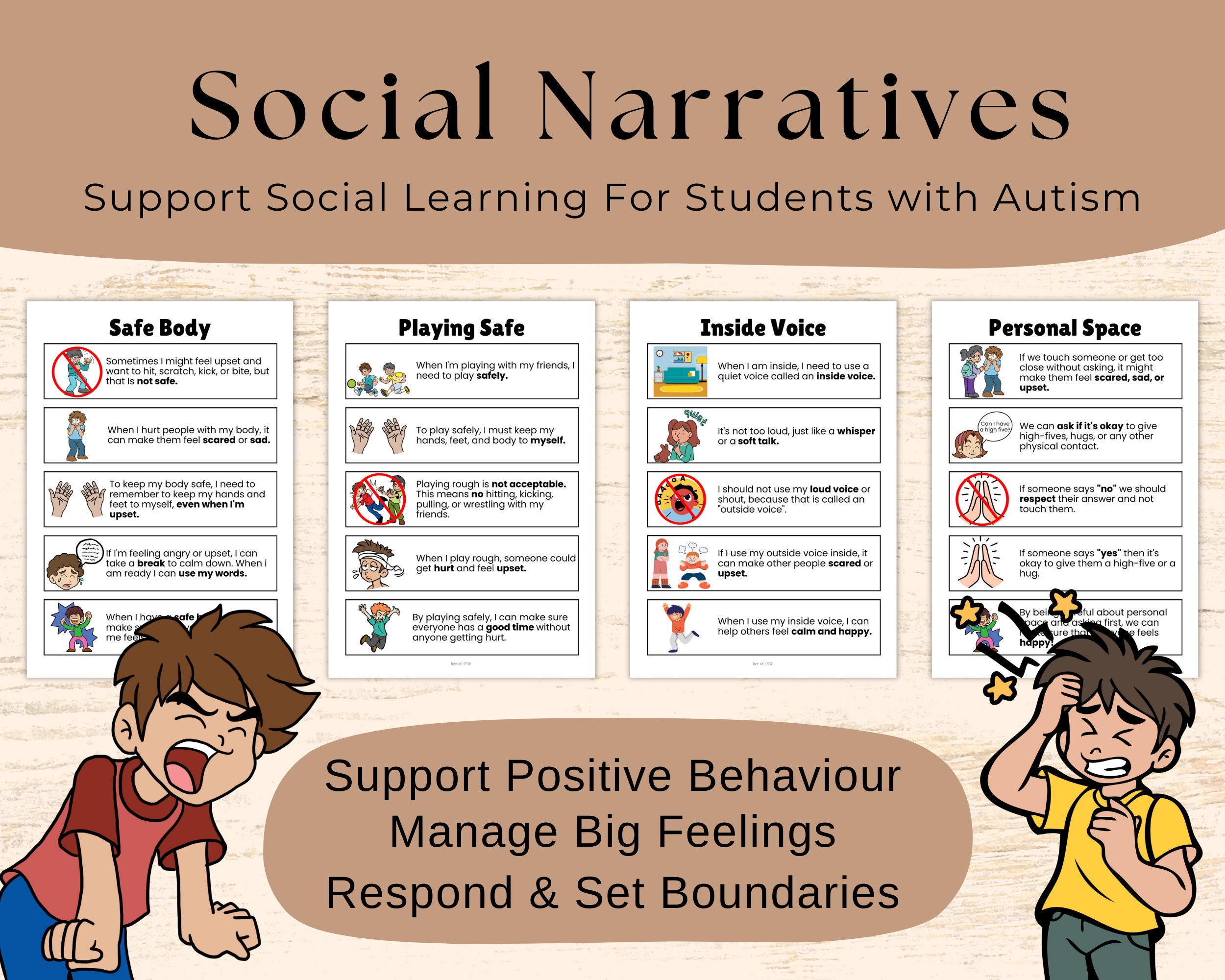 Autism Social Stories, Special Education, Early Intervention (PDF ...