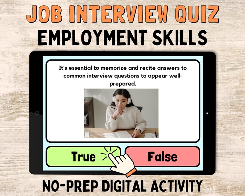 Employment Skills & Job Readiness: Digital Activities and Games for ...