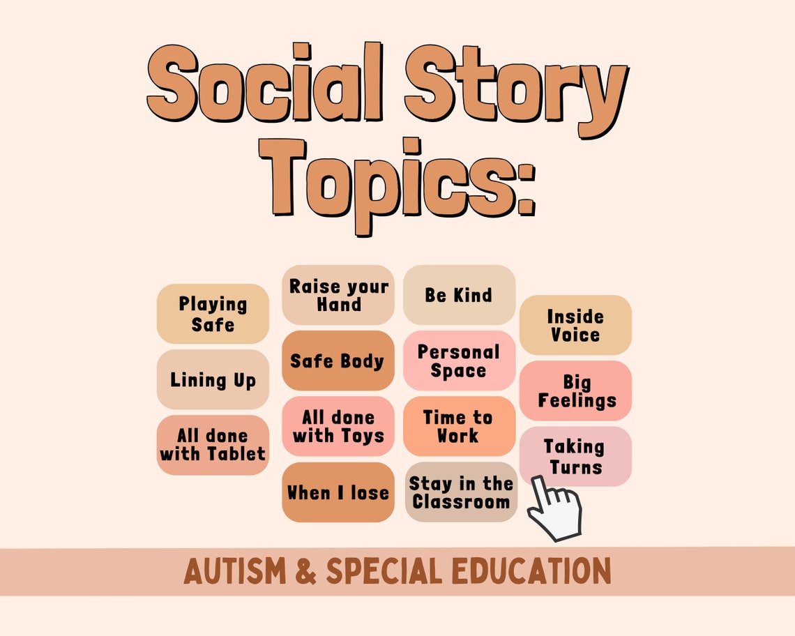 Social Stories for Autism, Special Education, Challenging Behaviors ...
