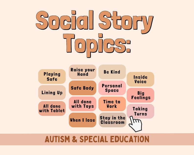 Social Stories for Autism, Special Education, Challenging Behaviors ...