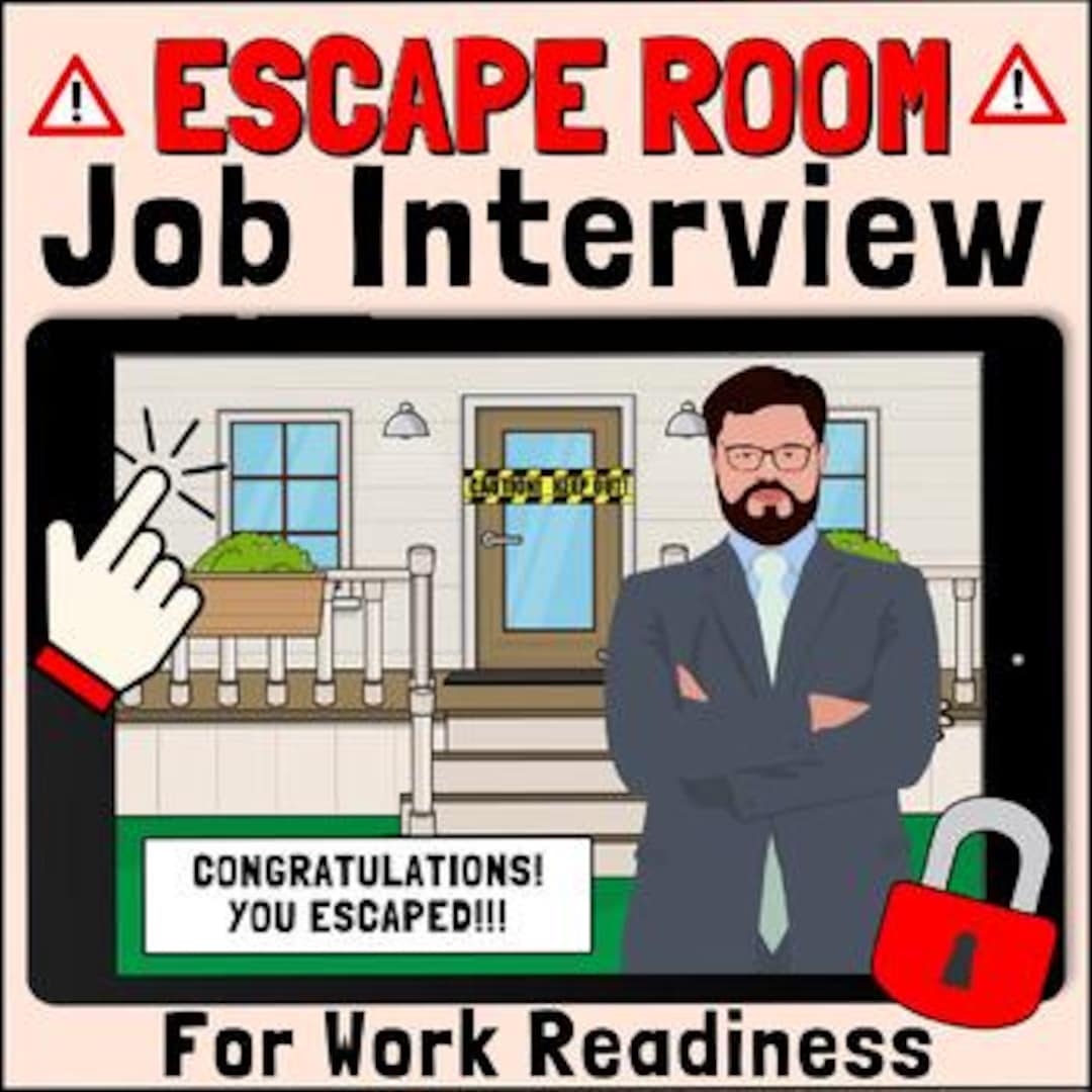 ESCAPE ROOM: Job Interview Skills for Career Readiness & Employment ...