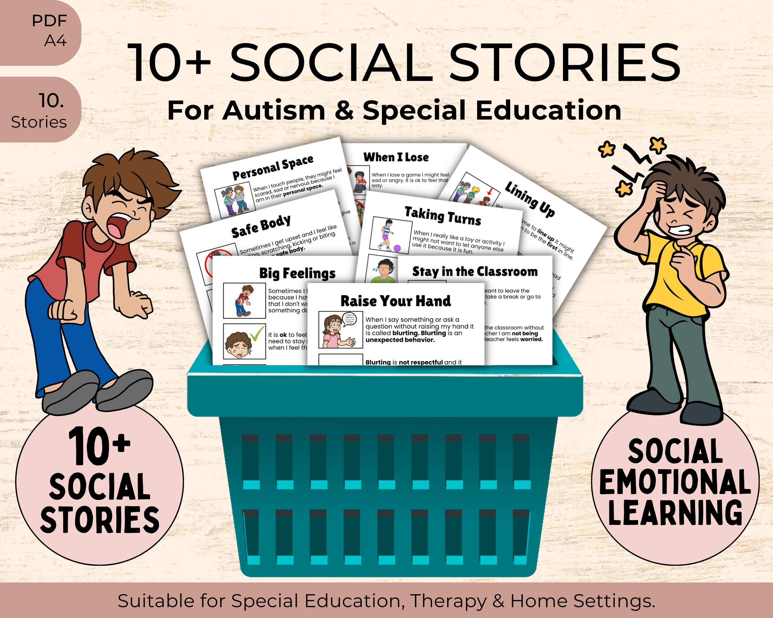 Behaviour Social Stories for Autism, Special Education, Early ...
