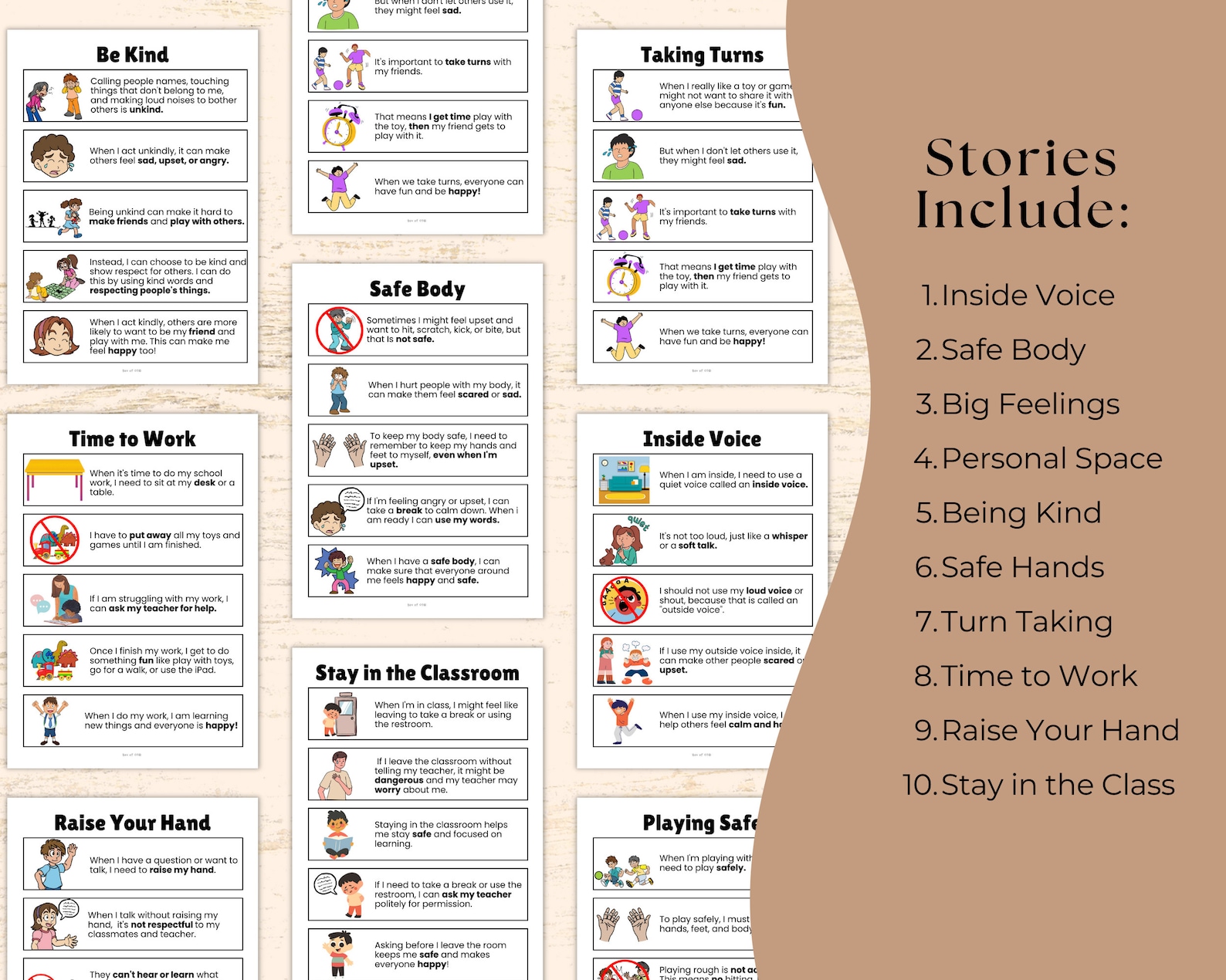 Behaviour Social Stories for Autism, Special Education, Early ...