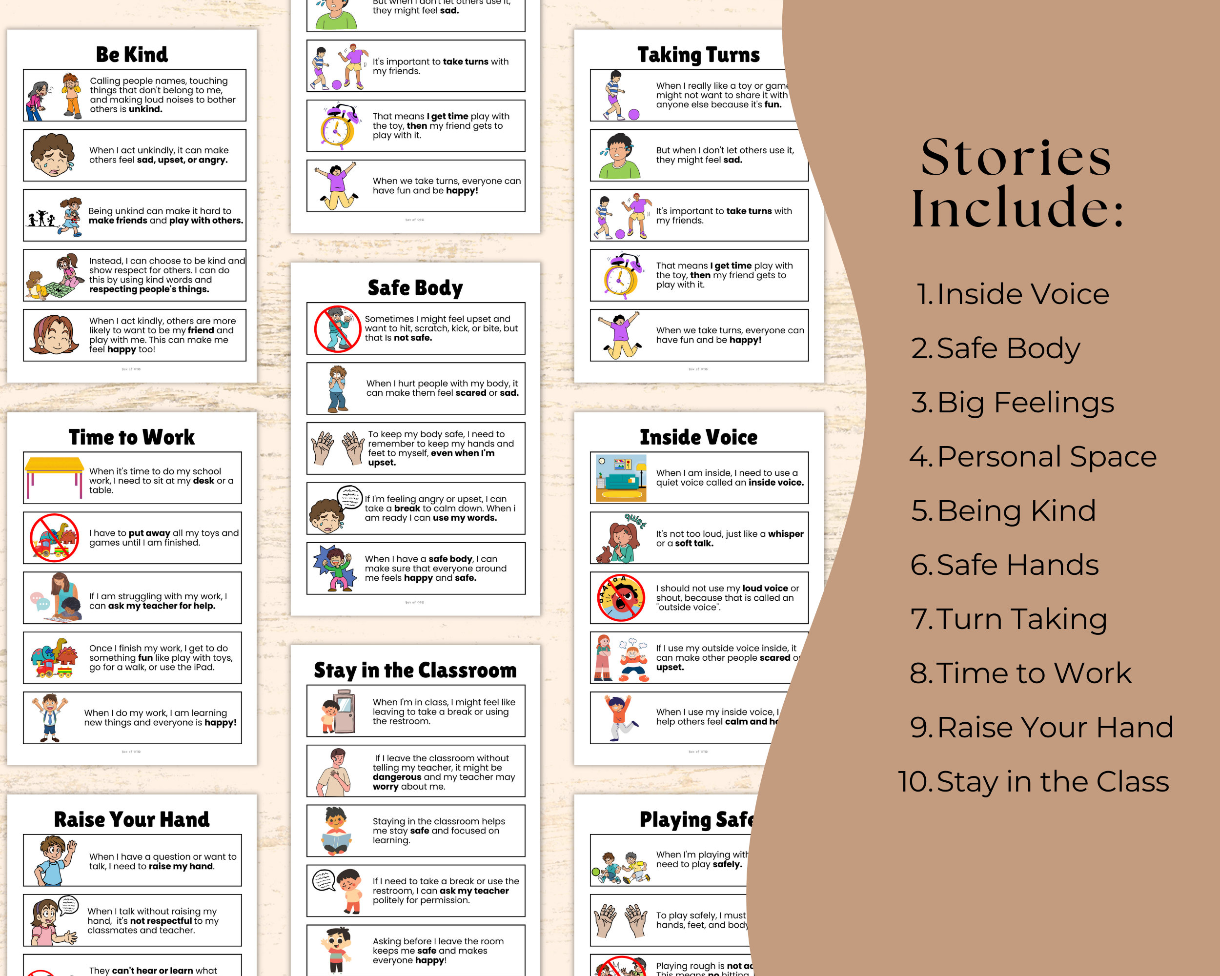 Behaviour Social Stories for Autism, Special Education, Early ...