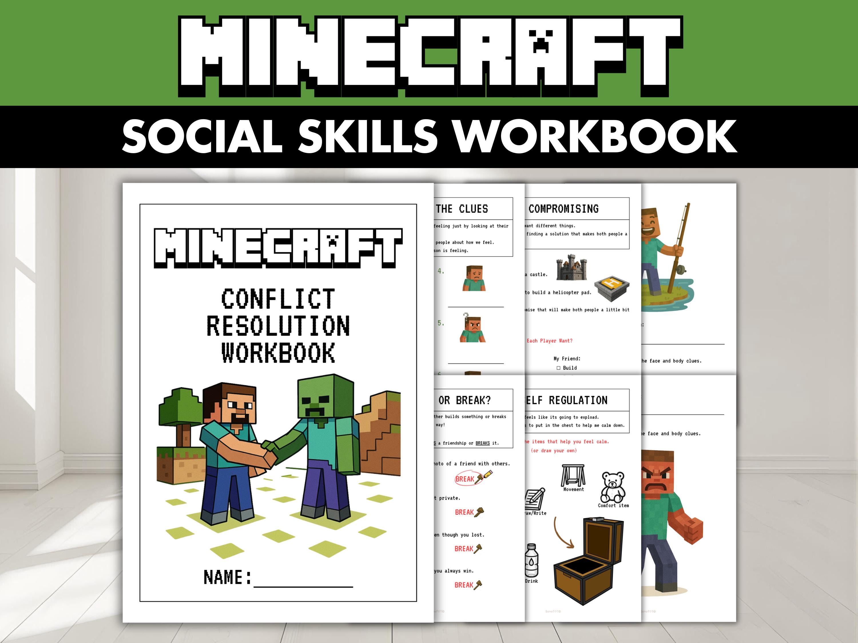 Conflict Resolution Workbook: Minecraft Inspired Social Emotional ...