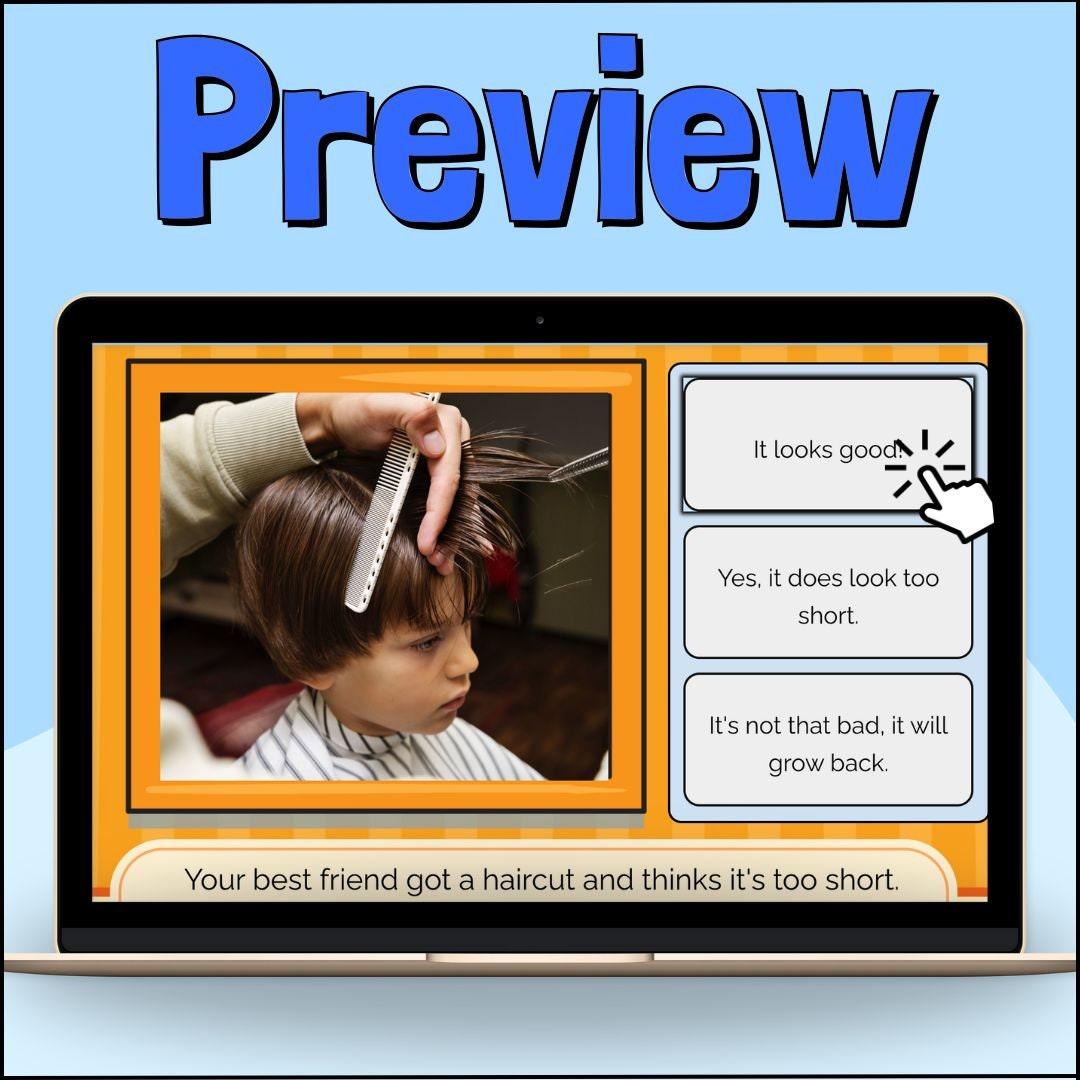 Social Skills Questions for Special Education, Autism and Social ...