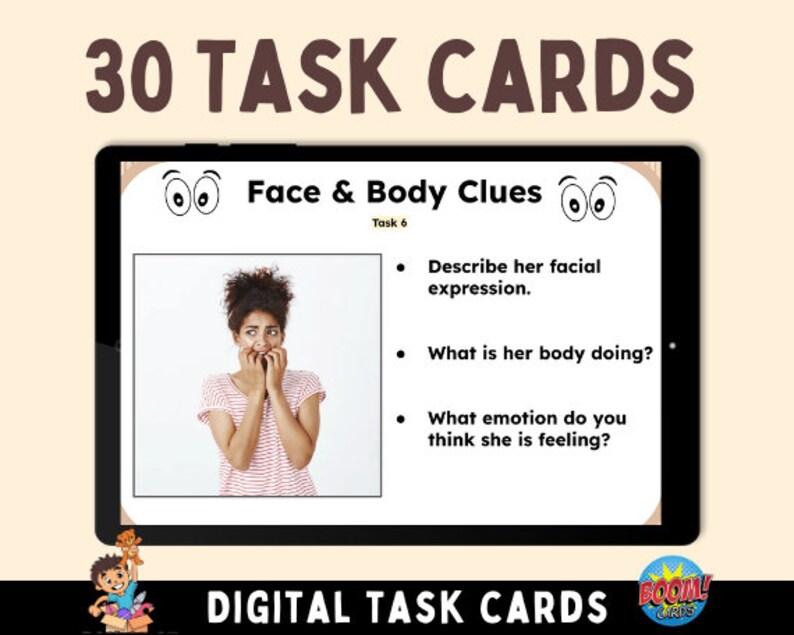 Social Skills Activity: Learn Body Language, Facial Expressions ...