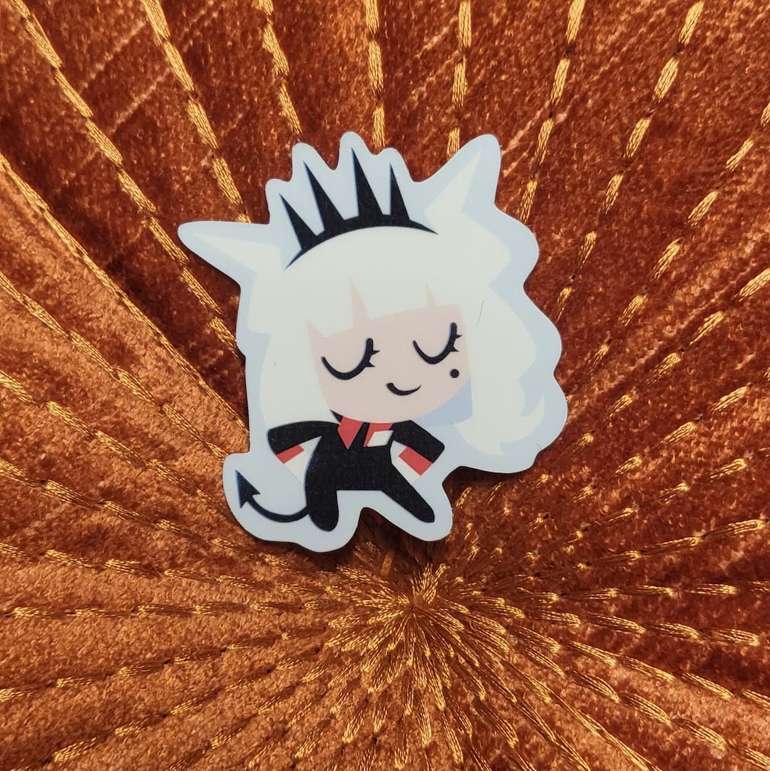 Lucy/lucifer Sticker, Helltaker 1.6"x1.75" | Waterproof Vinyl Sticker ...