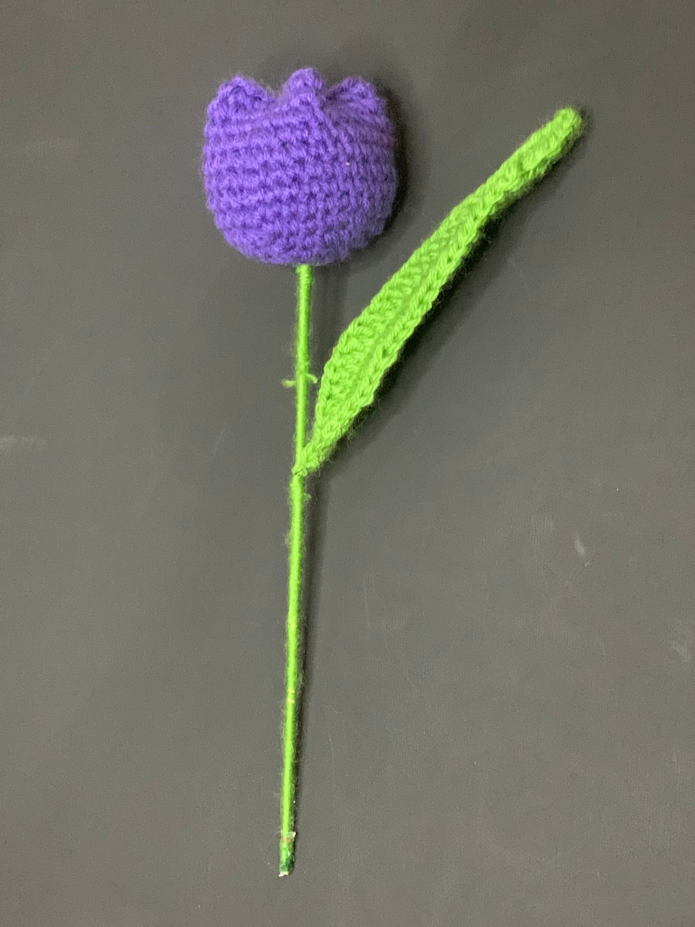 Crochet Stuffed Tulip - Etsy