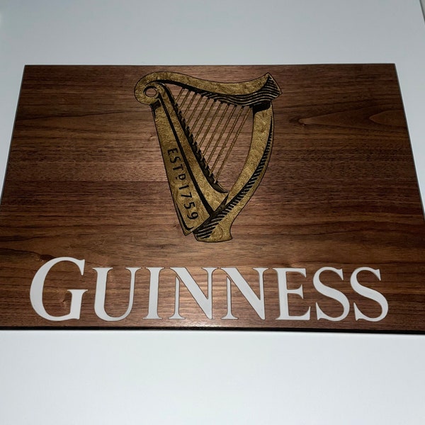 Wood Guinness Sign - Etsy