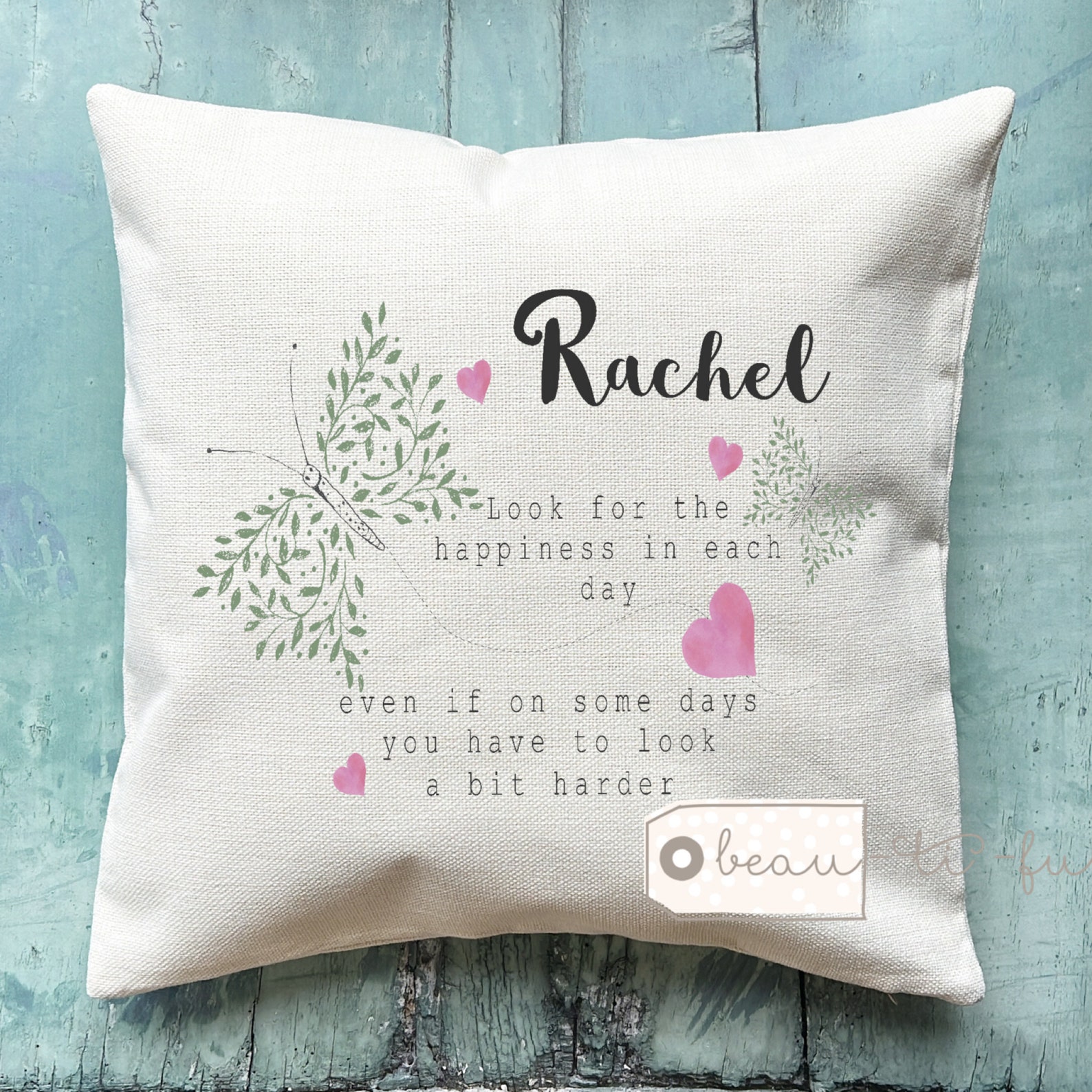 Personalised Inspirational Motivational Gift Look for the Happiness ...