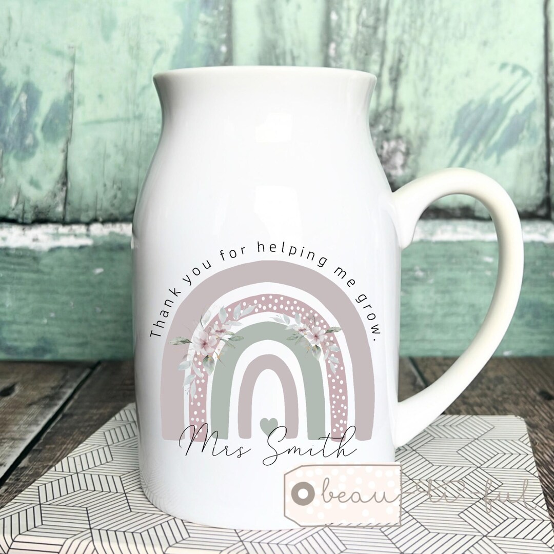 Personalised Thank You Teacher Gift Teaching Assistant Nursery Teacher ...