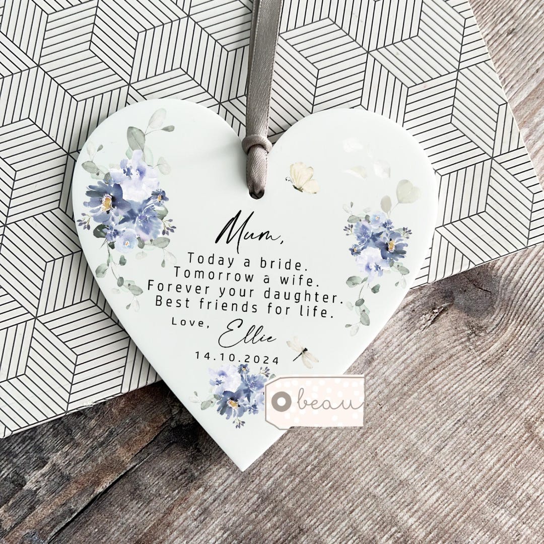 Personalised Mother of Bride Gift From Bride Wedding Gift Today a Bride ...