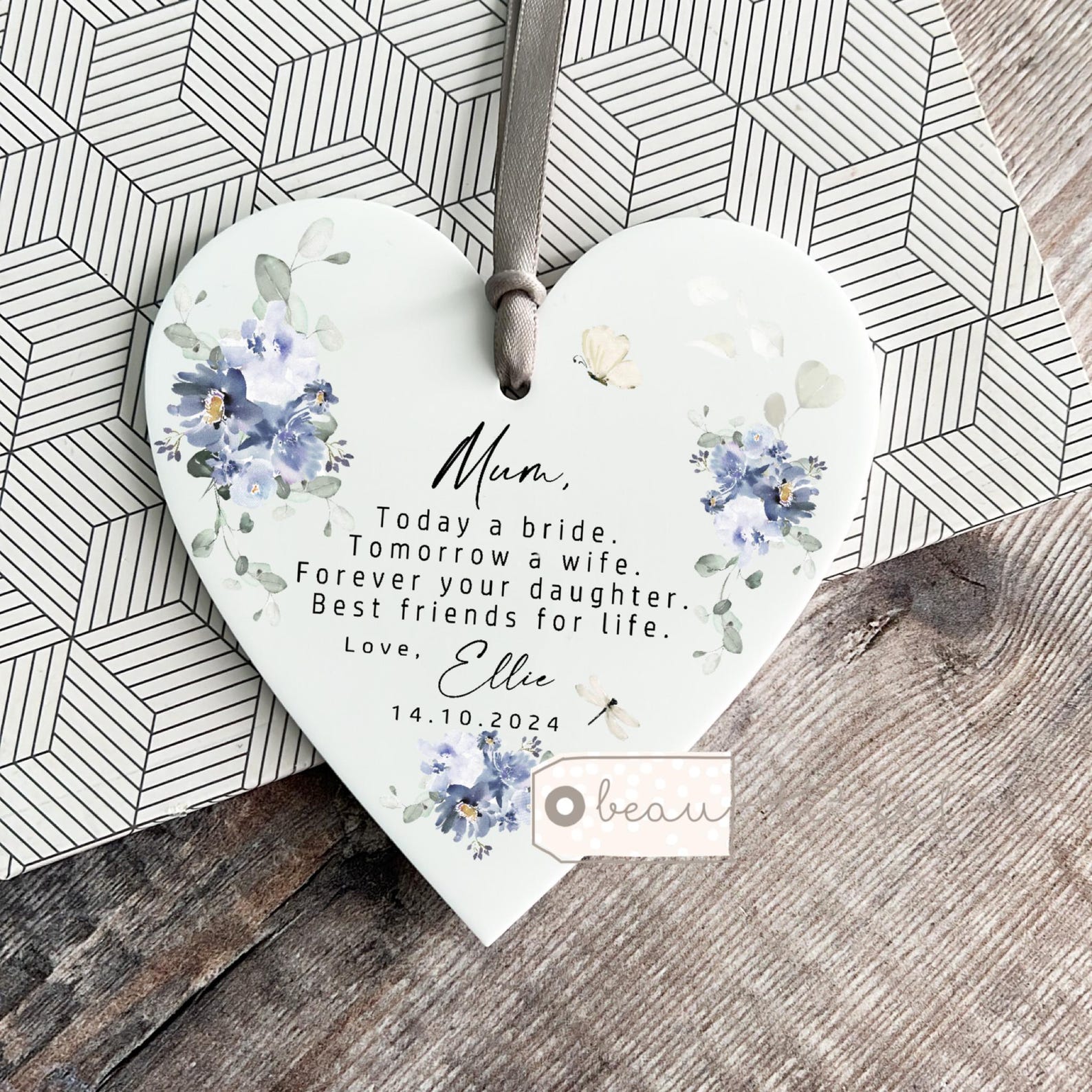 Personalised Mother of Bride Gift From Bride Wedding Gift Today a Bride ...
