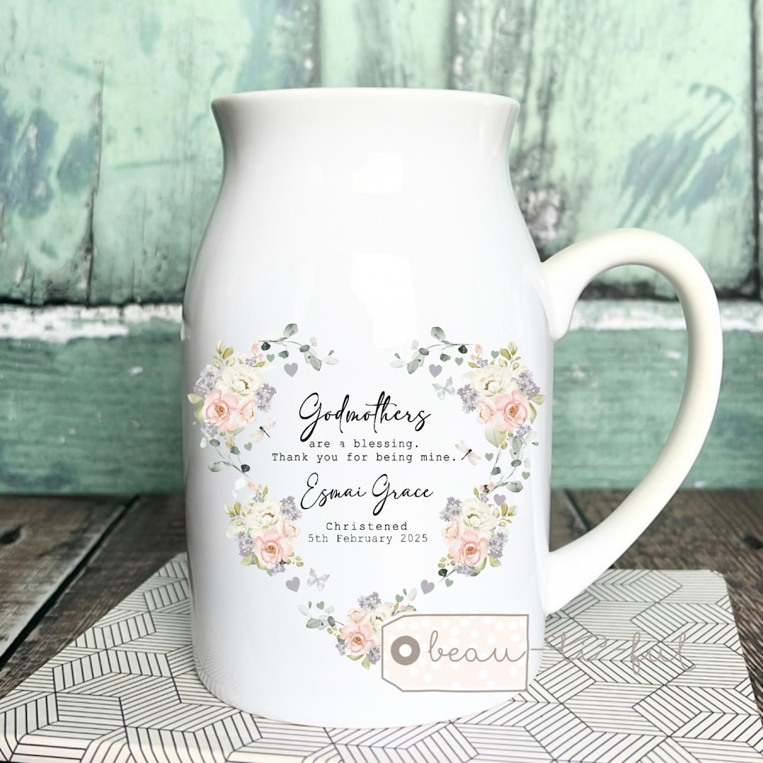 Personalised Godmother Godfather Godparents Gift Thank You Christening ...