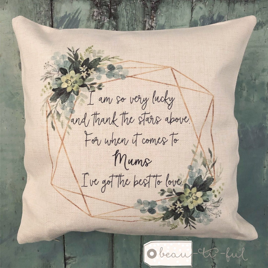 Personalised I’m so Very Lucky… Mother’s Day Gift Mum Grandma Nanny Nan ...