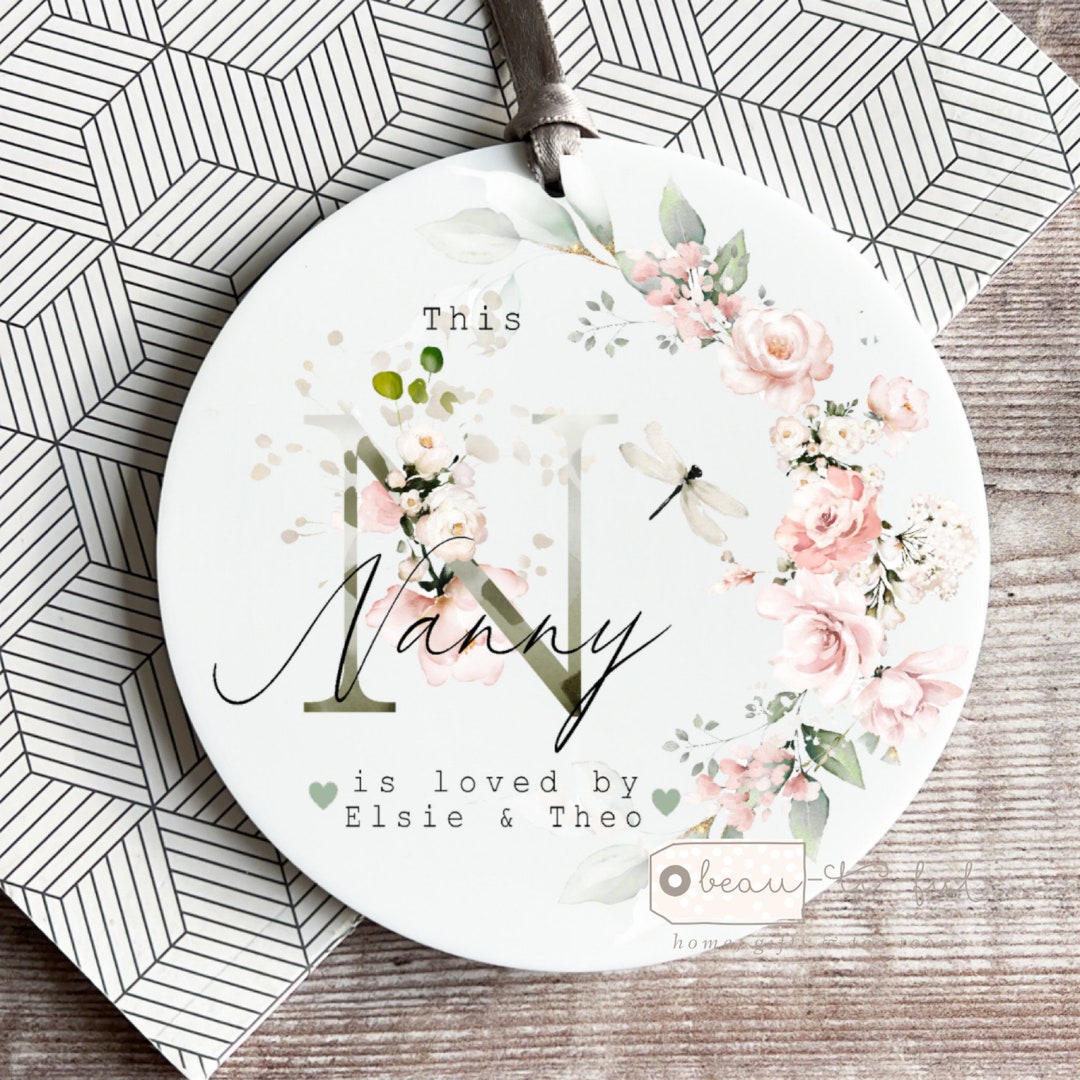 Personalised Grandma Nanna Nana Nanny Mother’s Day Gift Sentiment Loved ...