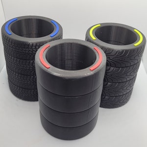 Formula One Stacked Tires Pen Holder | F1 Tyre Stack | Formula One Desk ...