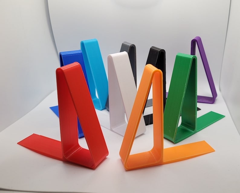 Minimalist Bookend | 3D Printed Simple Bookend | Plastic Book Stand ...