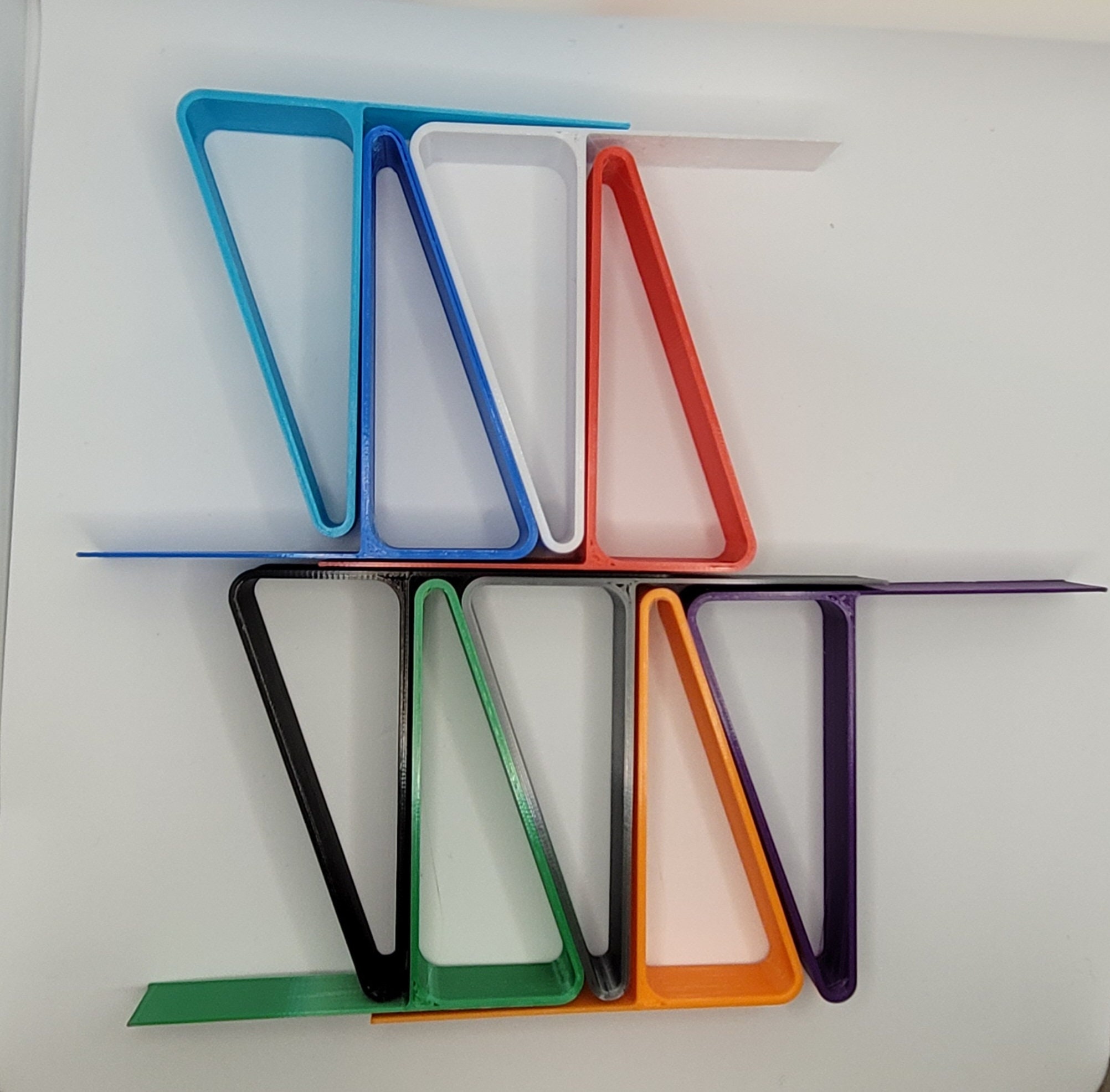 Minimalist Bookend | 3D Printed Simple Bookend | Plastic Book Stand ...
