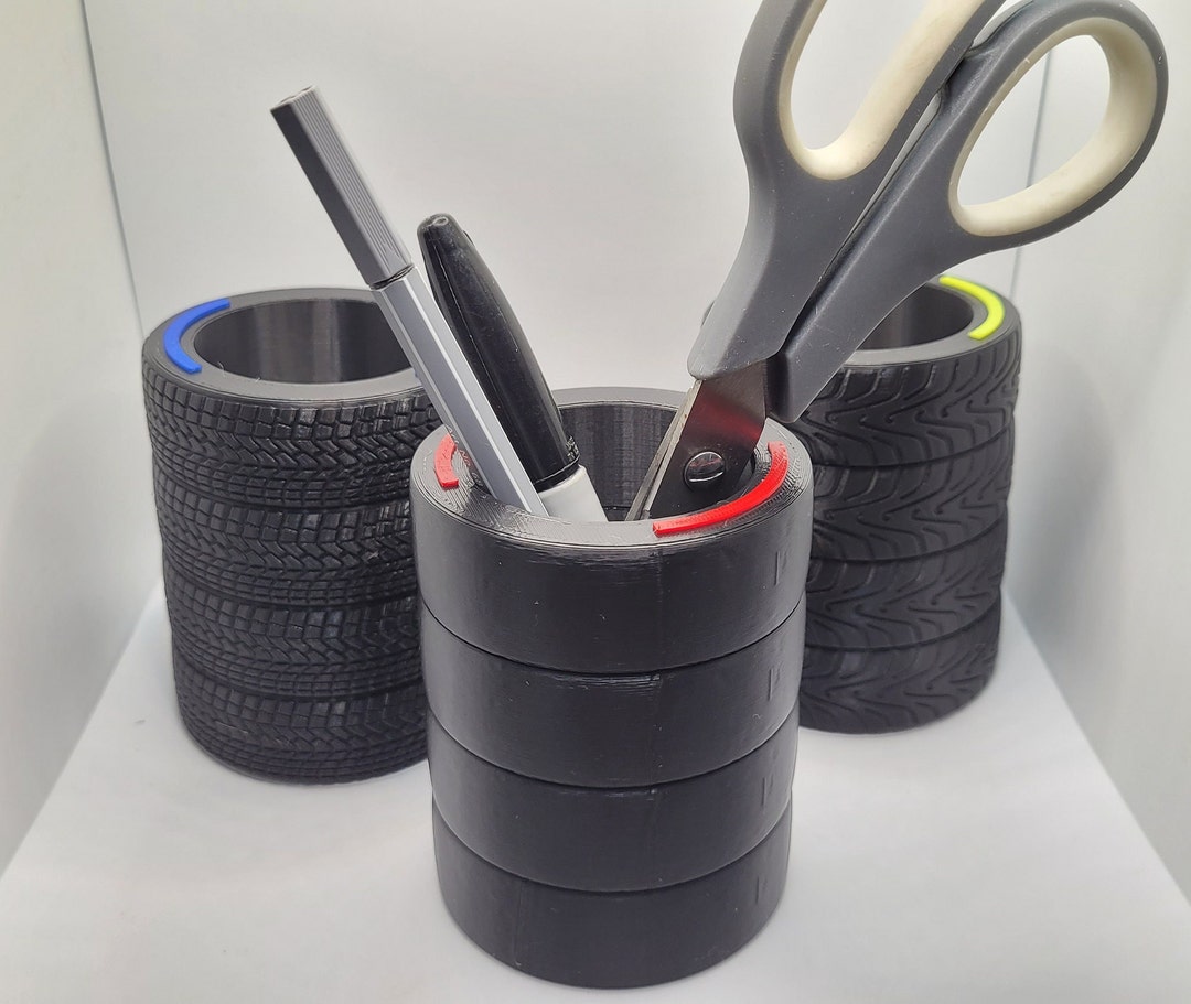 Formula One Stacked Tires Pen Holder | F1 Tyre Stack | Formula One Desk ...