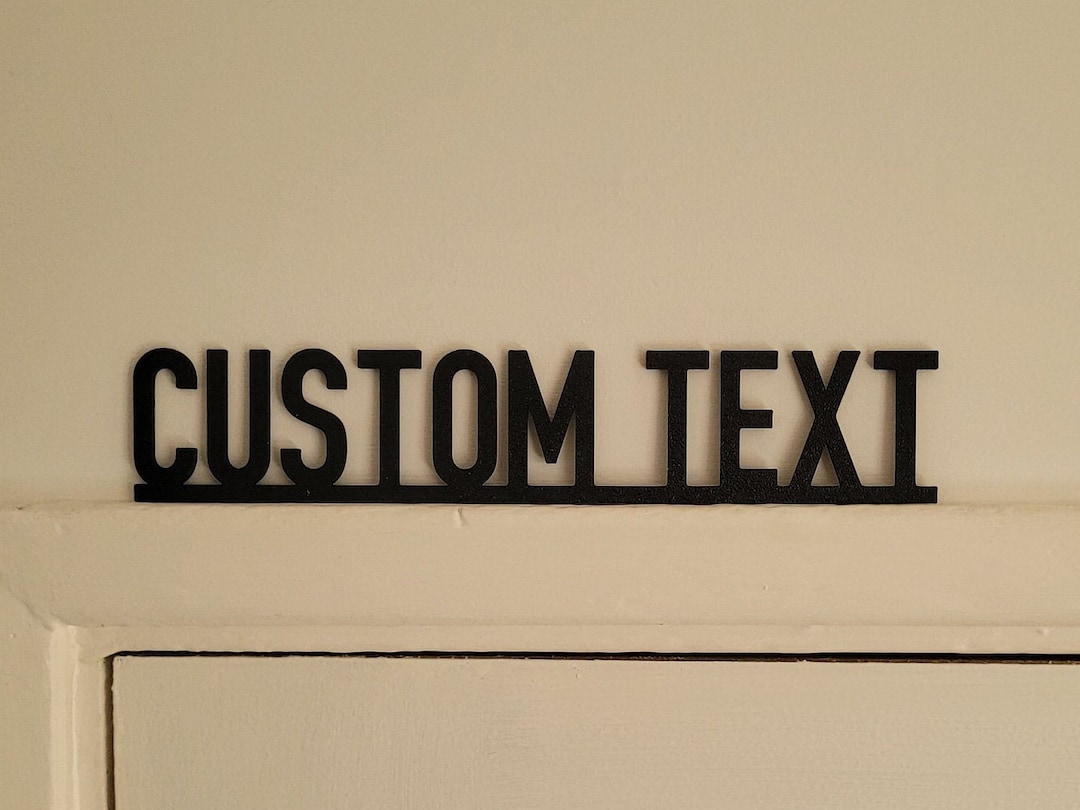 Custom Door Topper Sign Free Standing Topper Wall Decor Swearing Home ...