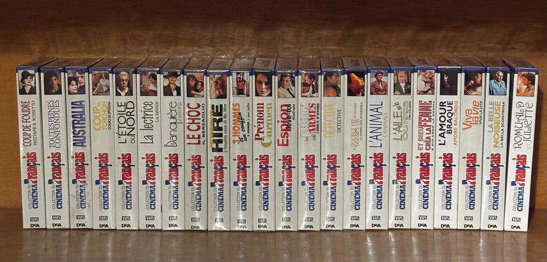 Vintage French Cinema VHS Collection – New Sealed – DPA – Art House ...