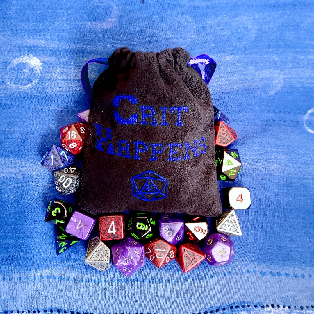 Make Your Own Crit Happens Dice Bag Kit - Etsy