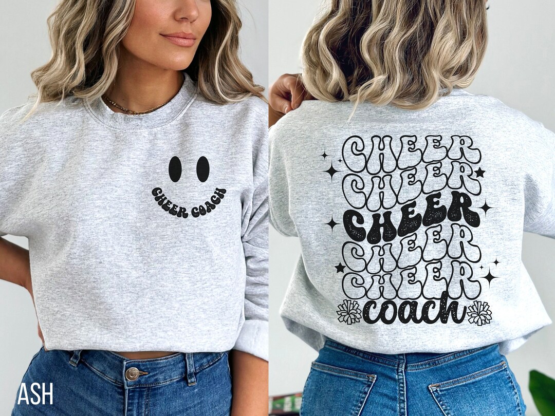 Cheer Coach Sweatshirt,cheer Coach Gift,cheer Sweatshirt,cheerleading ...