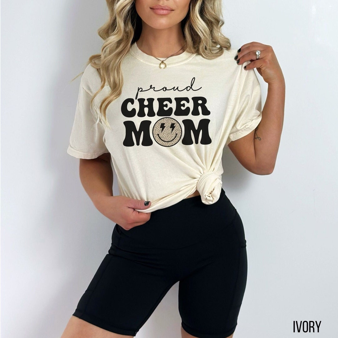 Proud Cheer Mom,cheer Competition Shirt,loud and Proud Cheer Mom,retro ...