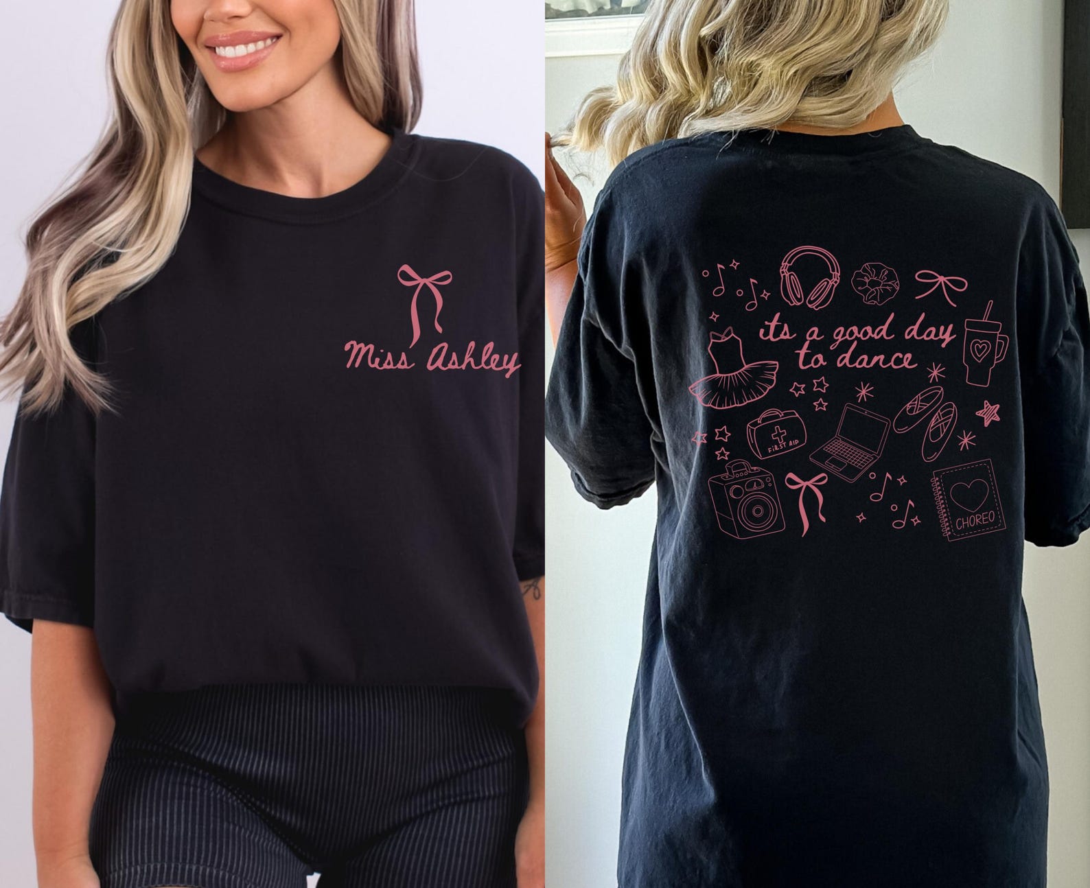 Personalized Dance Teacher Comfort Colors Shirt,custom Dance Teacher ...