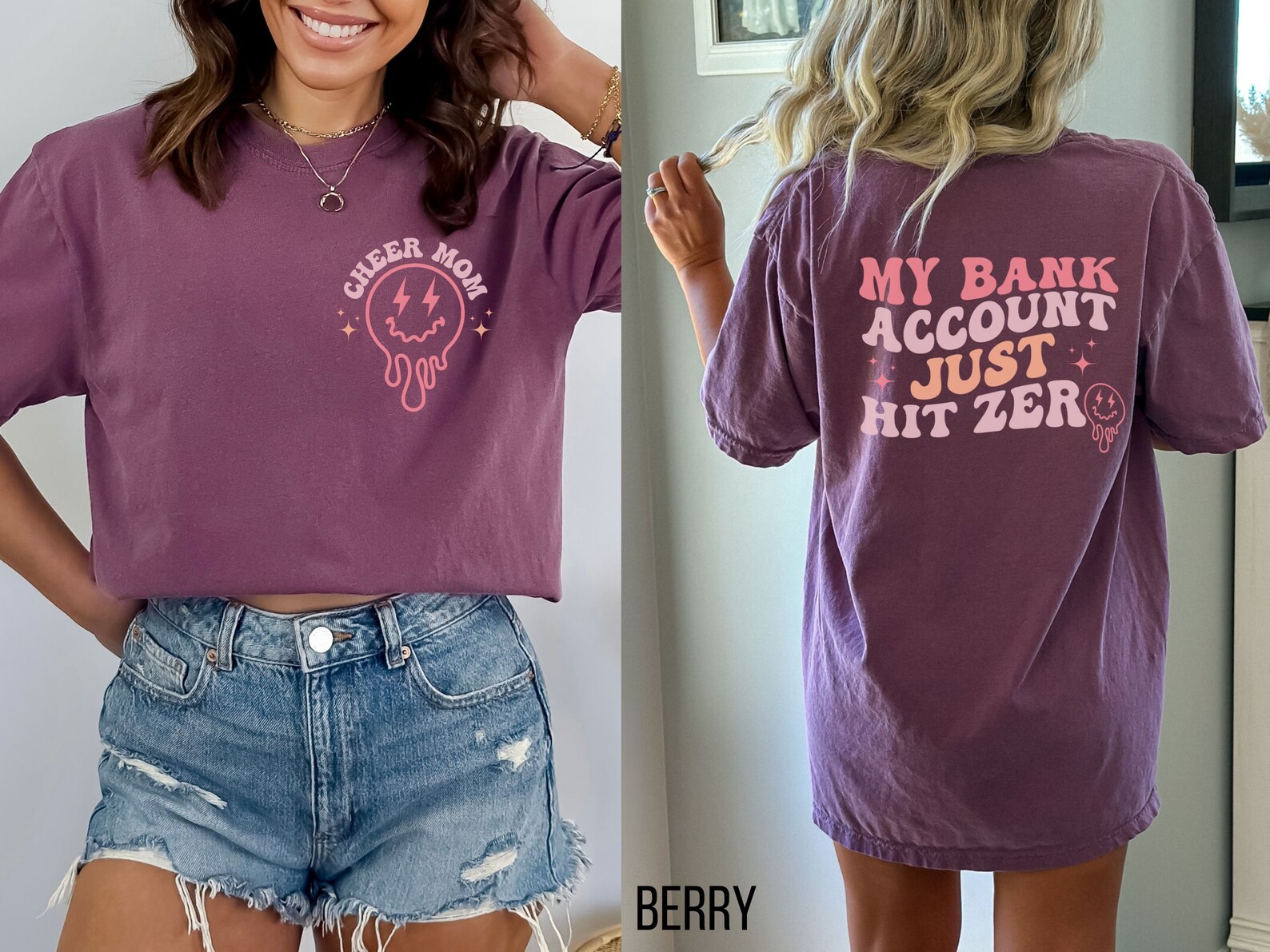 My Bank Account Just Hit Zero,hit Zero Shirt,cheer Mom Shirt,cheer ...